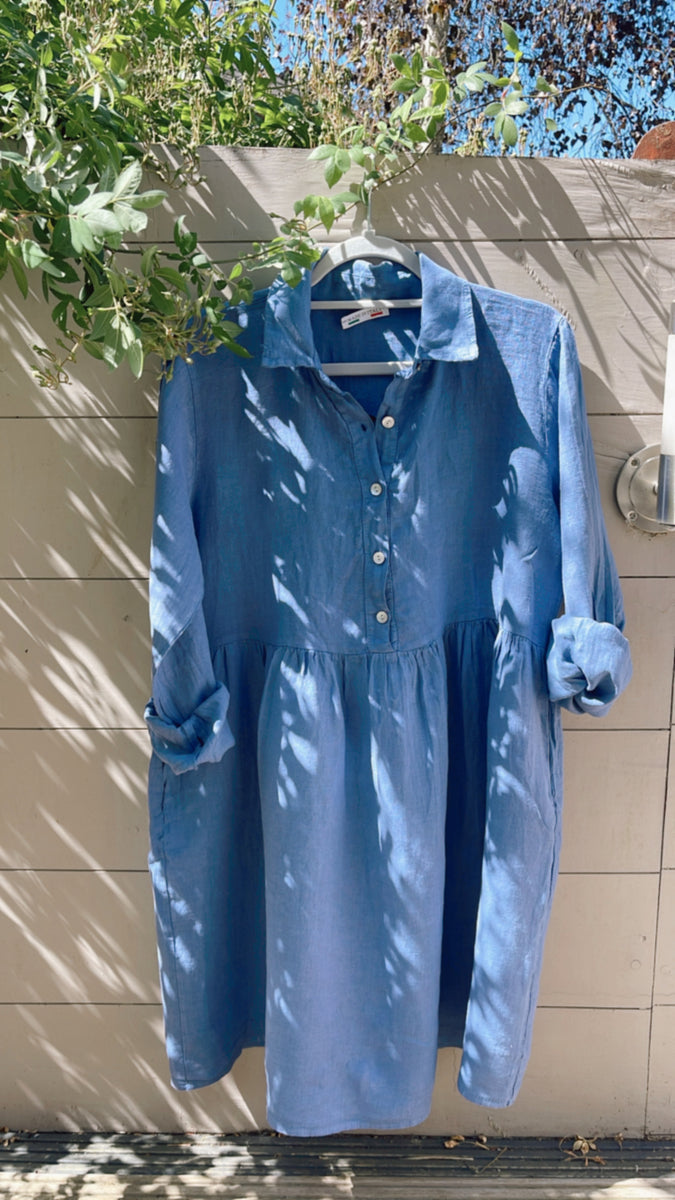 Patsy Dress - Denim Blue – Willowbrook